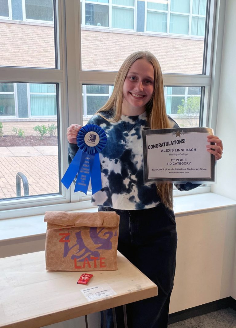 Hastings College students receive awards at CINCF Student Art Show ...