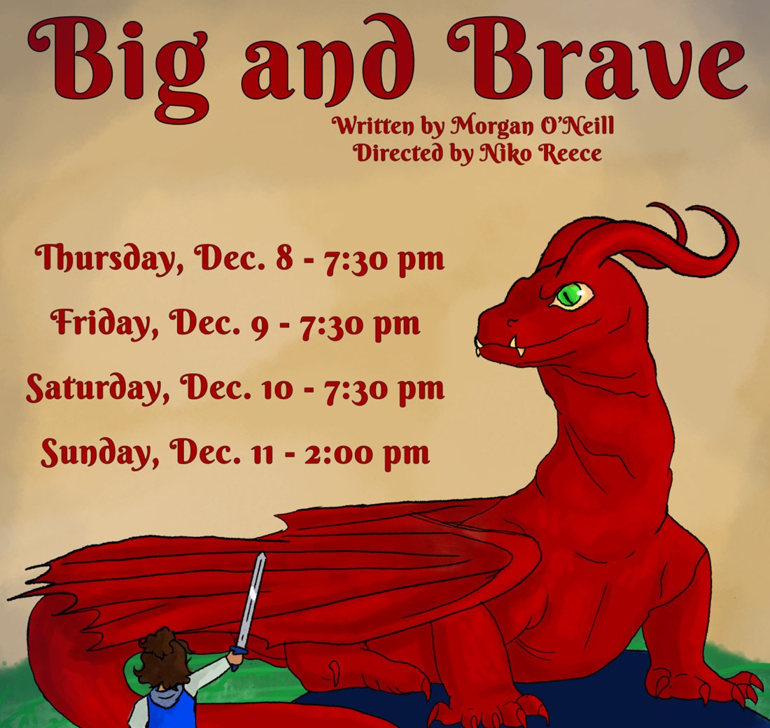 Theatre honorary to perform 'Big and Brave’ - Hastings College