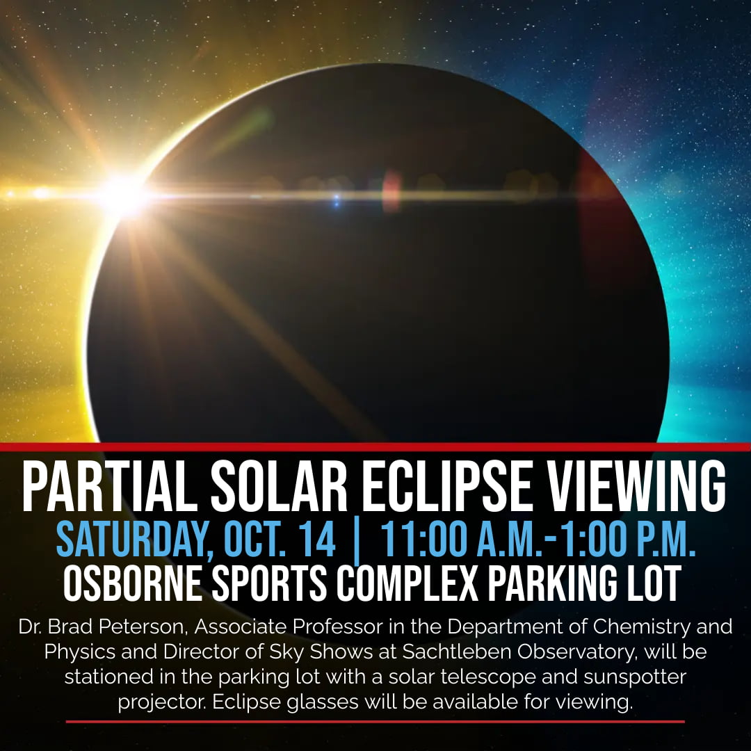 Game day gets an astronomical twist with solar eclipse viewing - Hastings College